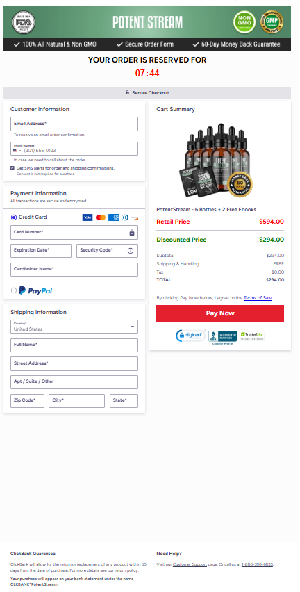 POTENTSTREAM® | Official Website | #1 Herbal Prostate Support